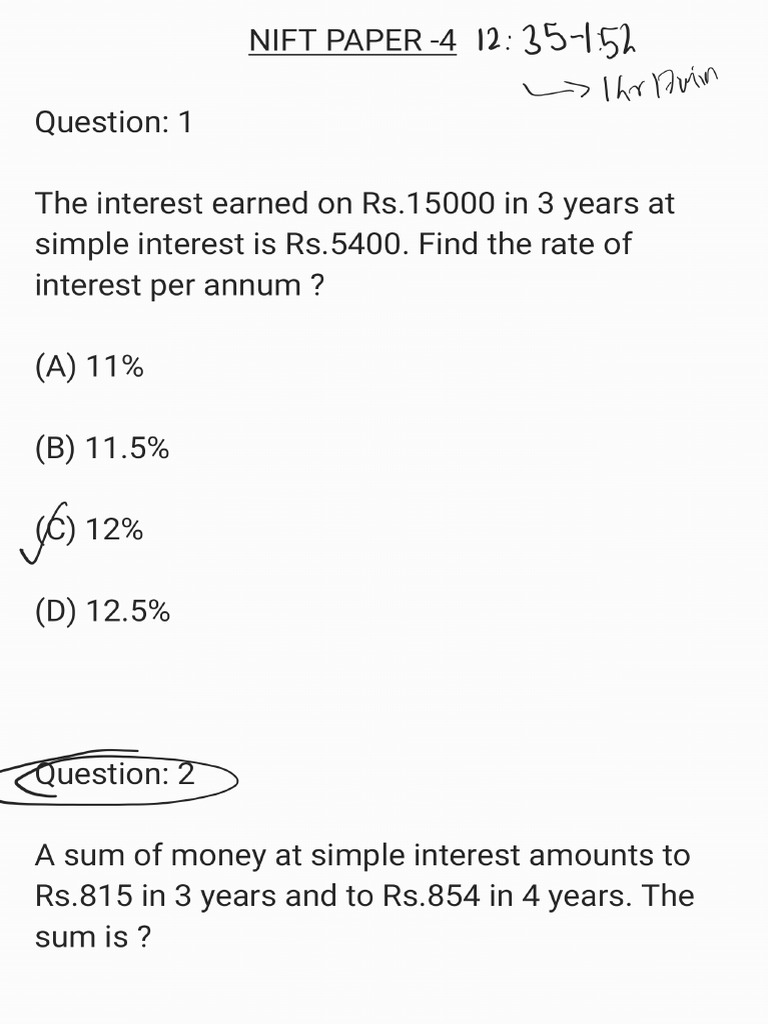 Nift Paper - 4 - 240116 - 084611 | PDF