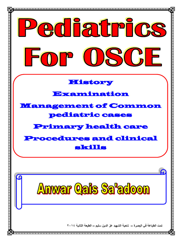Pediatrics_for_OSCE_الاخيرة_ملونة | PDF | Pregnancy | Childbirth