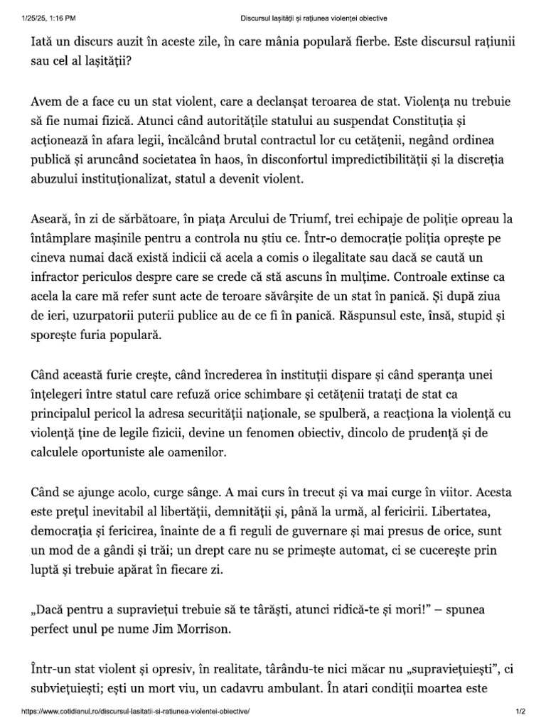 Biruinta Celor Slabi | PDF