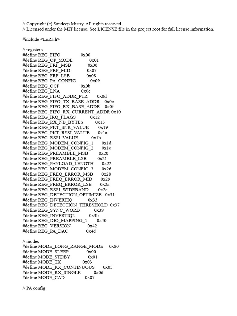 LoRa_CPP | PDF | Computer Science | Computer Architecture LoRa_CPP | PDF | Computer Science | Computer Architecture