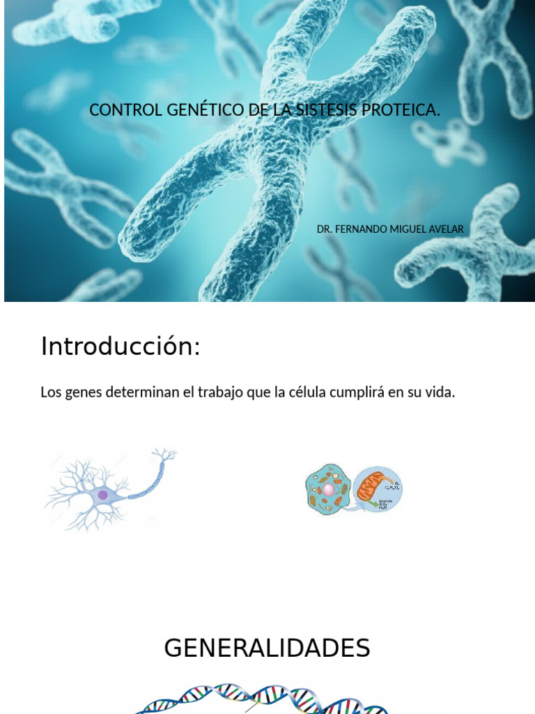 3-Control Genético | PDF | Rna | Messenger Rna