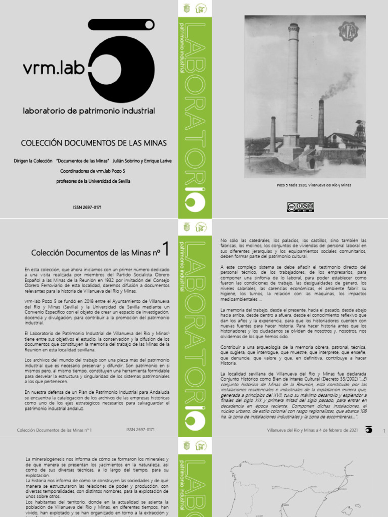 Colección Documentos de La Mina, Núm. 1, VRM - Lab Pozo 5, 4 de Febrero 2021 | PDF | Minería ...
