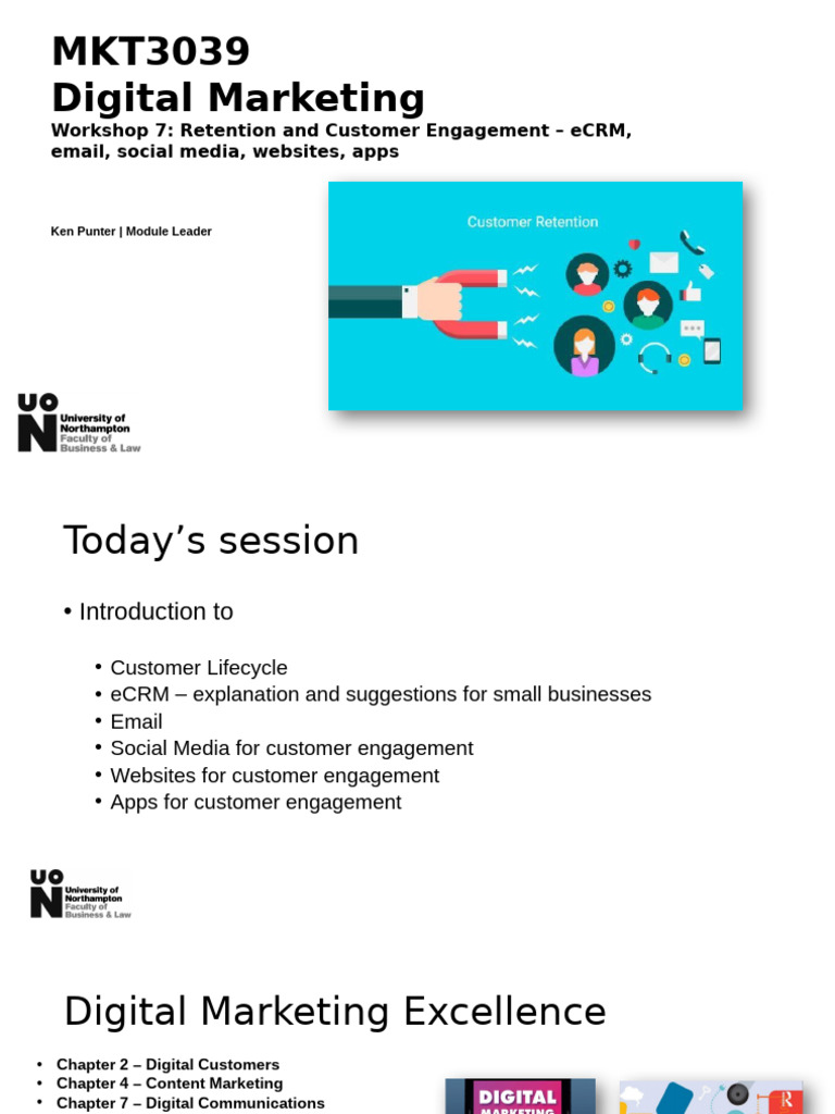 Customer Engagement Strategies in eCRM | PDF | Customer Relationship Management | Popular ...