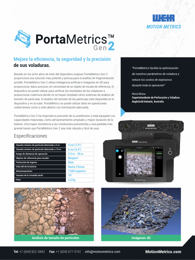 Brochure PortaMetrics ESP | PDF | Informática