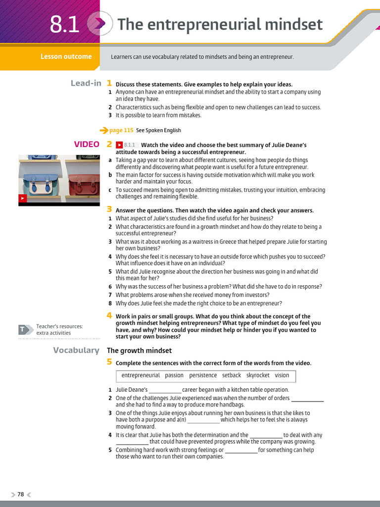 Mindset | PDF | Mindset | Entrepreneurship