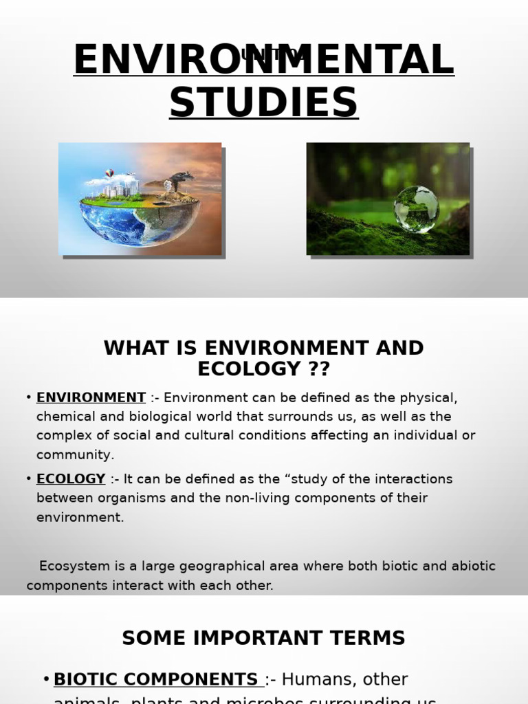 Evs PPT Unit 1 - Simran | PDF | Climate Change | Climate Change Mitigation
