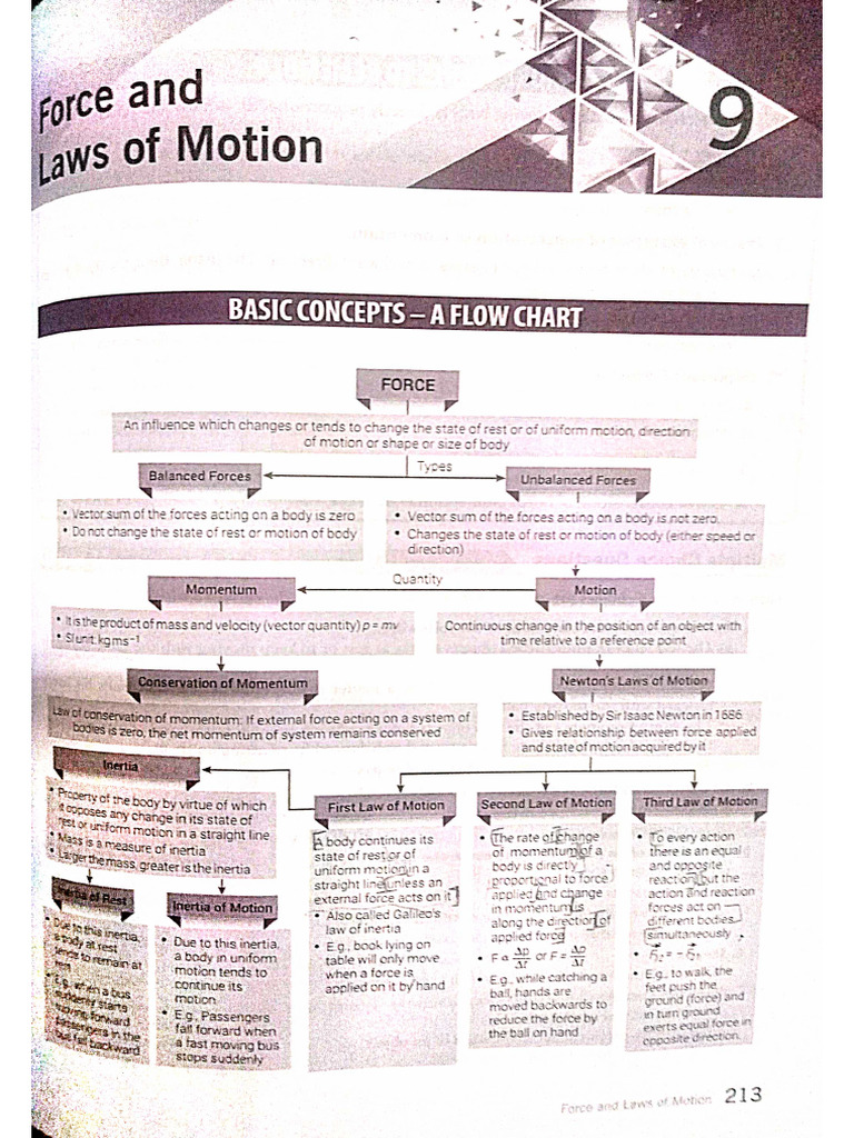 Physics CH 2 Force and Laws of Motion | PDF