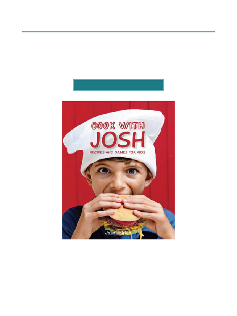 Cooking with Kids: Recipes & Games | PDF