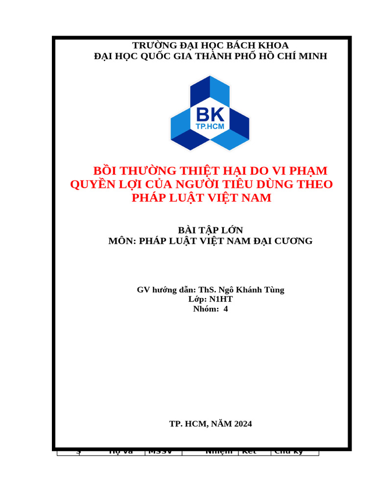 PLĐC - BTL - Nhóm 4 | PDF