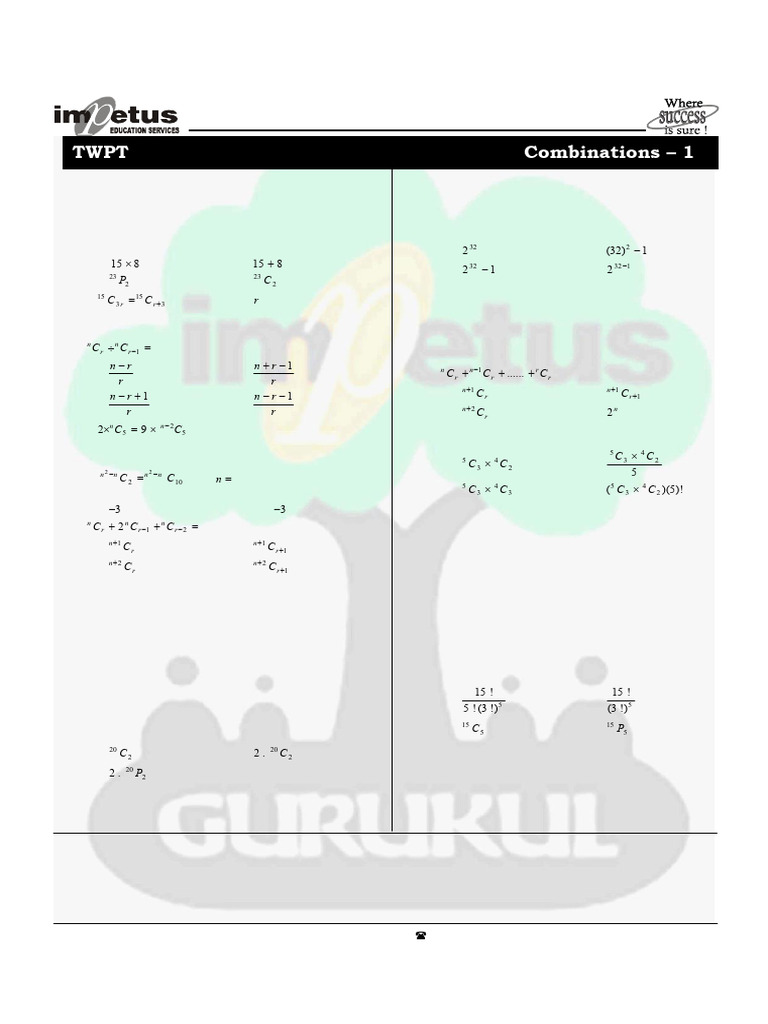 Combinatorial Problems and Solutions | PDF | Line (Geometry) | Consonant