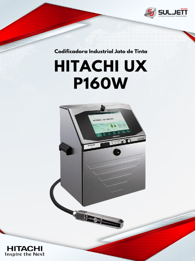 Catálogo- UX-P160W Hitachi | PDF | Tinta | Bomba