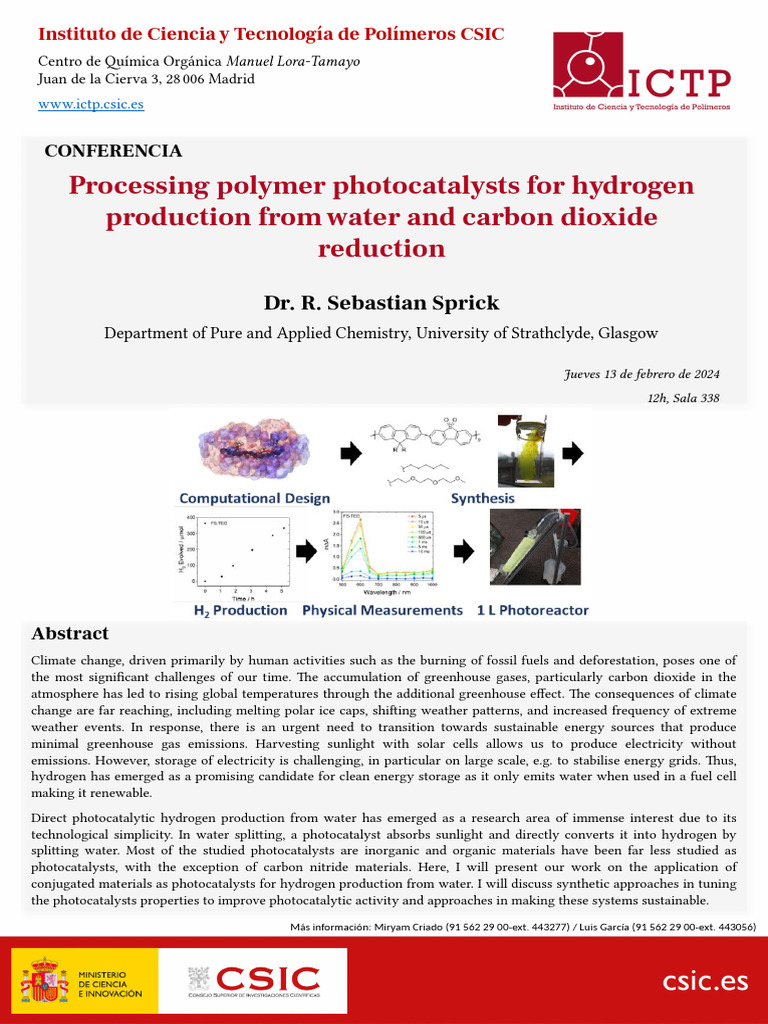 Abstract Dr. R. Sebastian Sprick | PDF | Greenhouse Gas | Climate Change