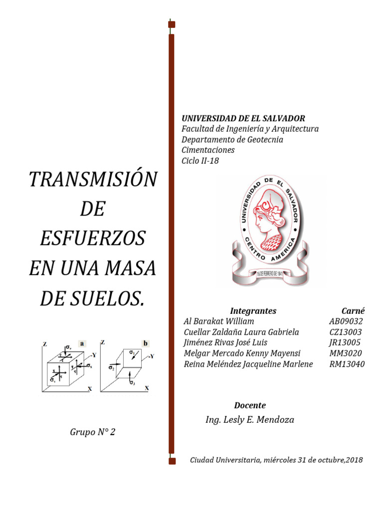 Transmision de Esfuerzos | PDF | Elasticidad (Física) | Suelo
