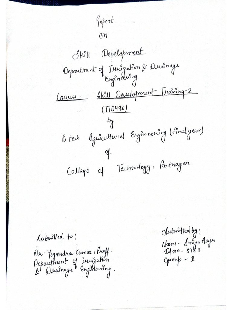 Yogendra Sir Report | PDF