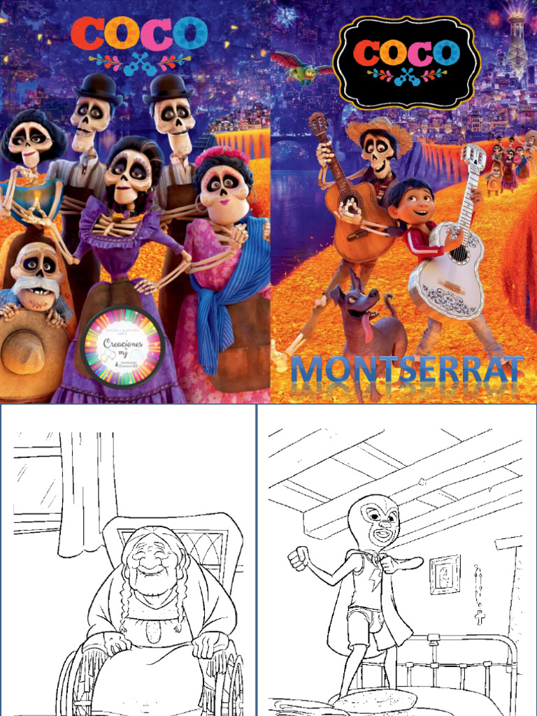 Libro Colorear Coco | PDF