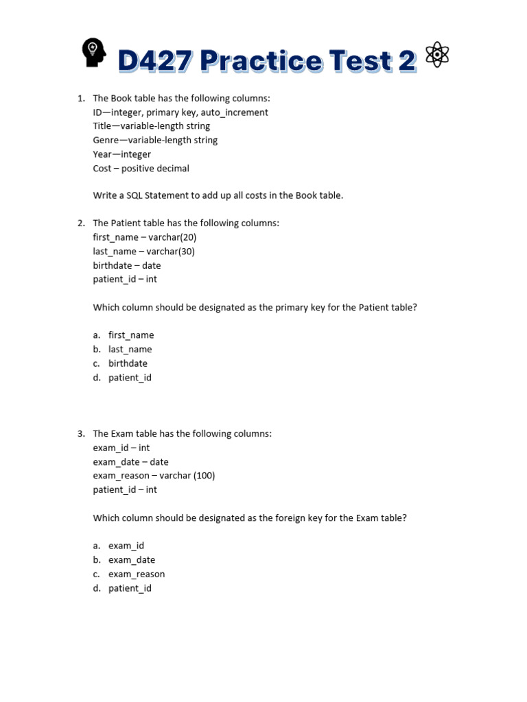 SQL Queries and Table Design Guide | PDF | Table (Database) | Sql