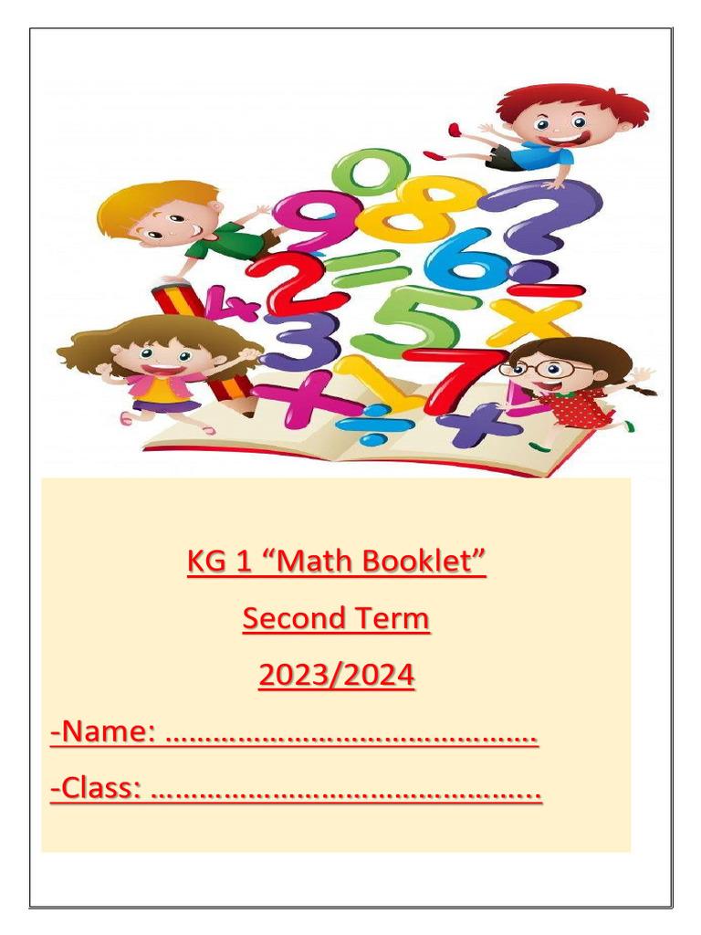 Mathematics Booklet KG 1 | PDF | Mathematics | Elementary Geometry