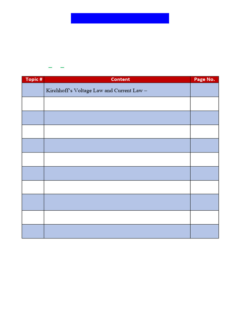 02 DC Circuits - Full Course Material - Part - II | PDF | Electronic ...