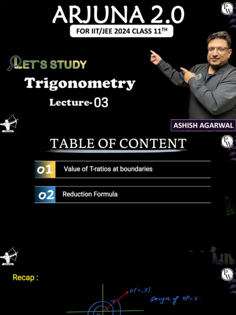 Trigonometry 03 - Class Notes - (Arjuna JEE 2.0 2023) | PDF
