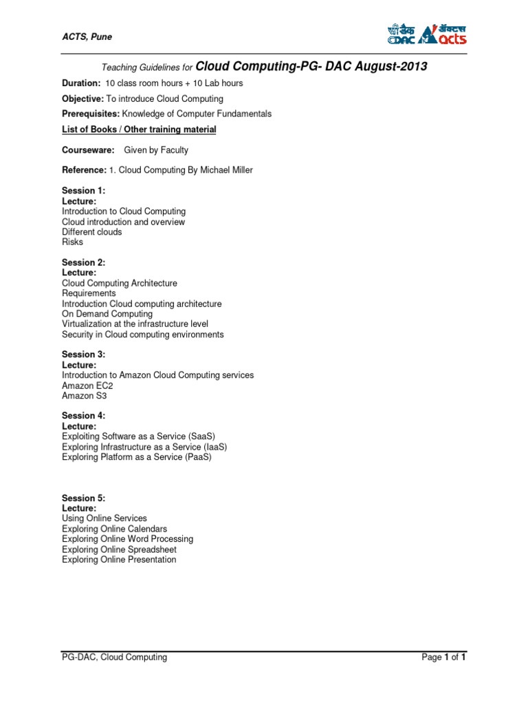 Cloud Computing | PDF