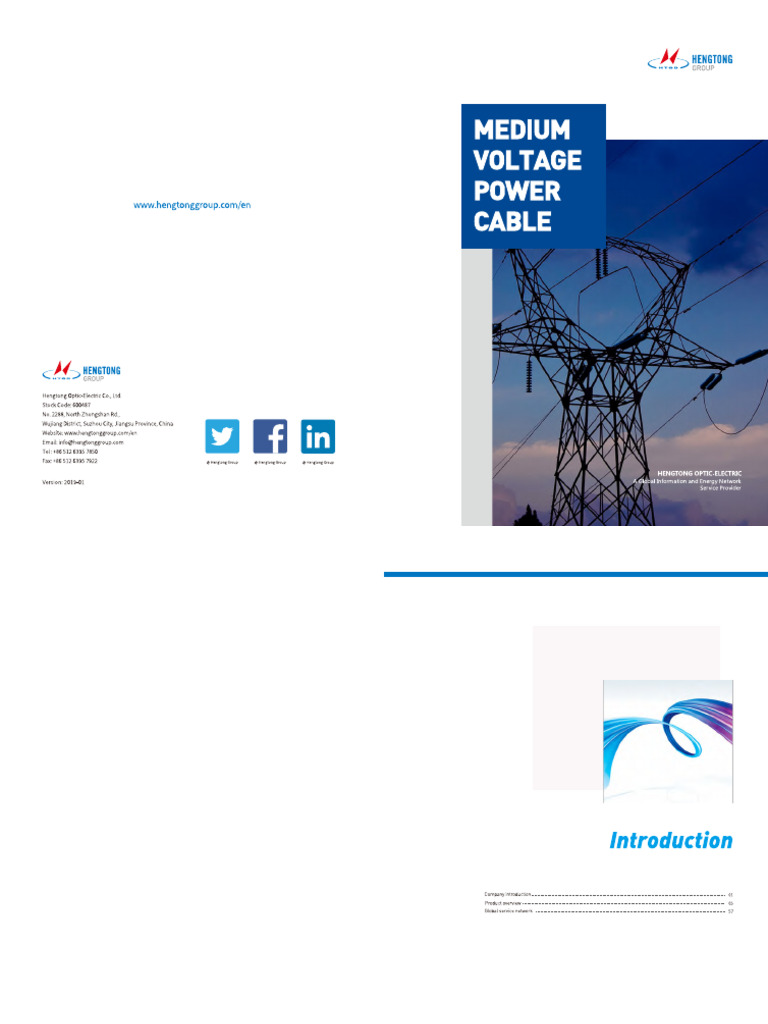 Medium Voltage Cables | PDF