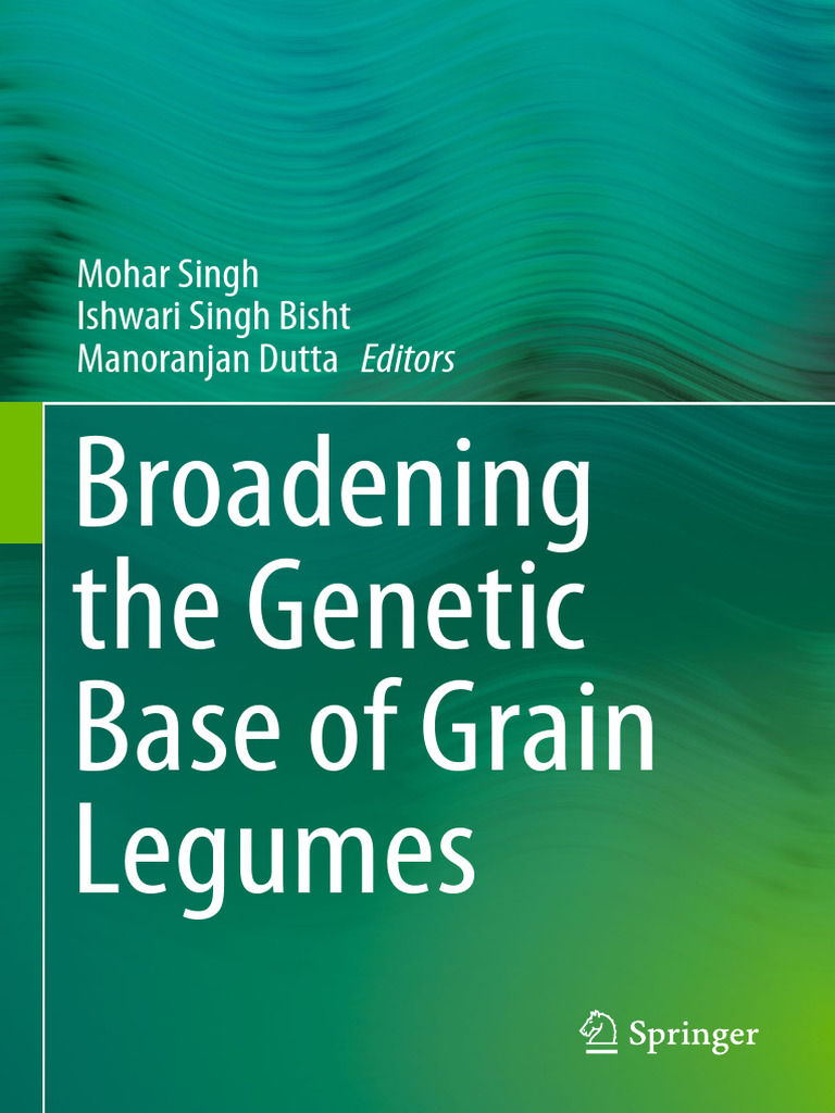 Broadening The Genetic Base of Grain Leg | PDF | Plant Breeding | Lentil
