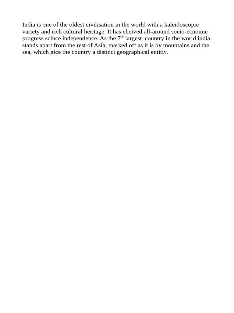 About India | PDF