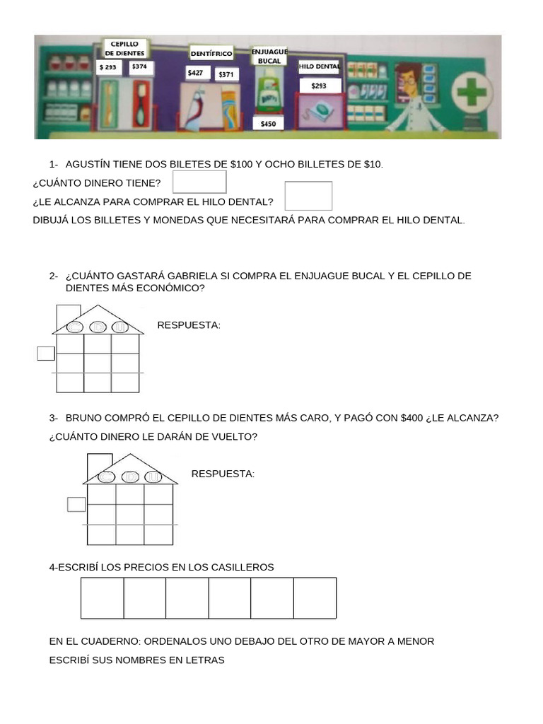 Matematica Diciembre Compensan | PDF