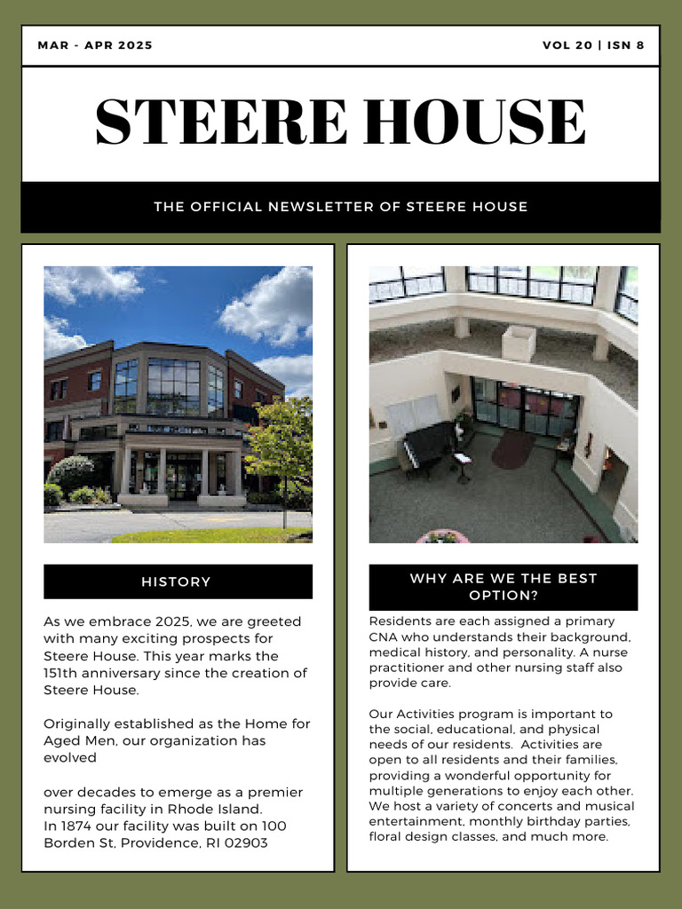 Steere House Nursing Care Overview 2025 | PDF | Physical Therapy ...