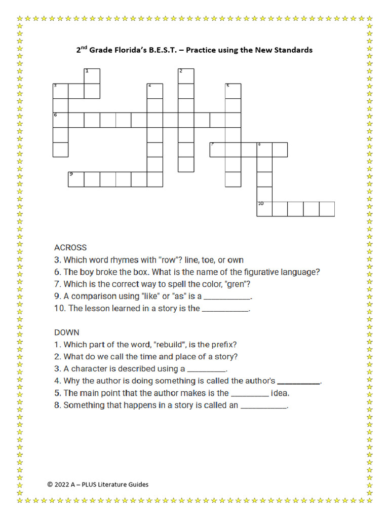 2nd Grade Florida B.E.S.T. Guide | PDF