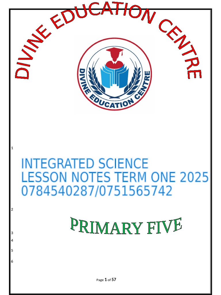 p.5 Science Lesson Notes Term 1 2025 | PDF | Beehive | Bees