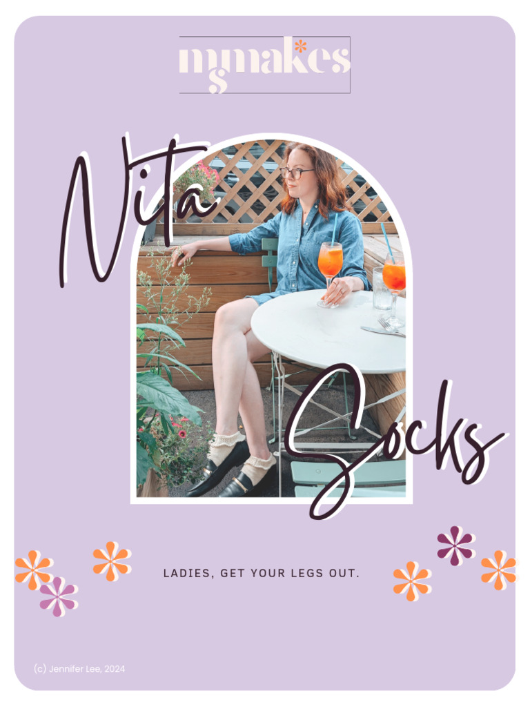 Nita Socks Knitting Pattern | PDF | Knitting | Yarn