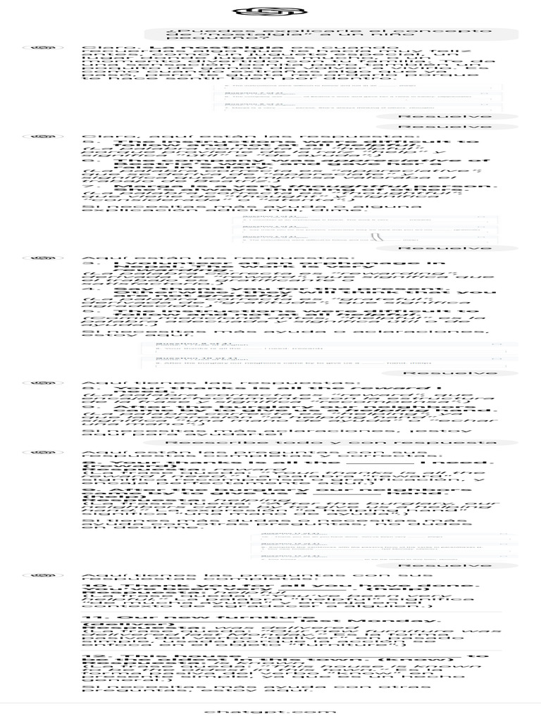 Explicación de Nostalgia | PDF