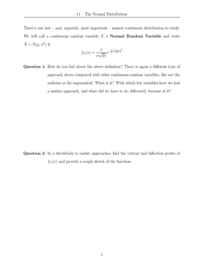 Understanding the Normal Distribution | PDF | Normal Distribution | Standard Deviation