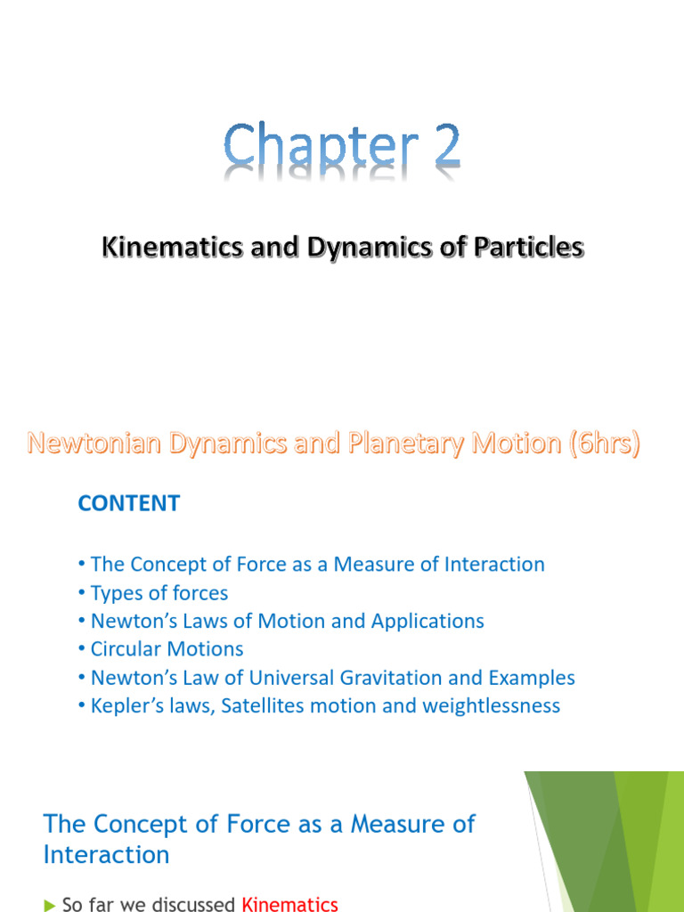 Phys 1011 Chapter 2 2 | PDF | Force | Acceleration