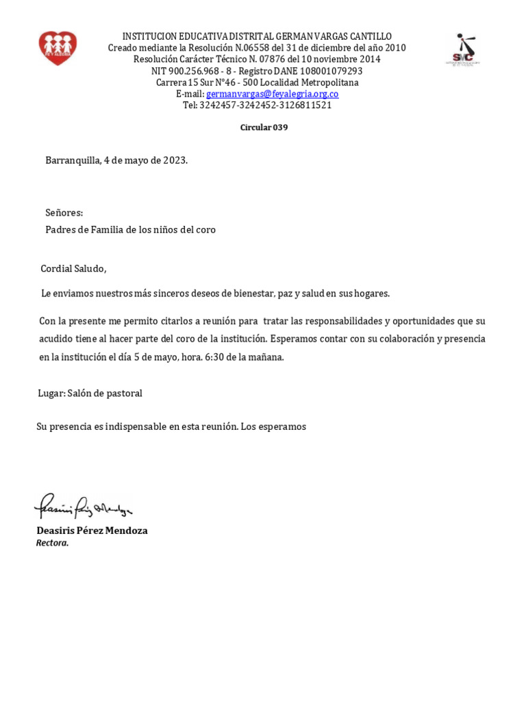 Circular 039 | PDF