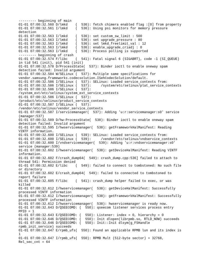 Logcat CSC Update Log | PDF | Proprietary Software | Data Management