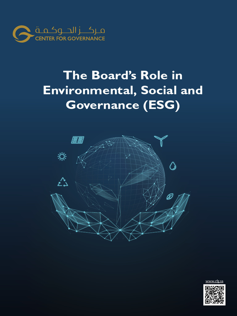 ESG and The Role of The Board 1694062501 | PDF | Governance ...