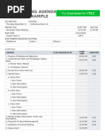Matters Arising Template | PDF