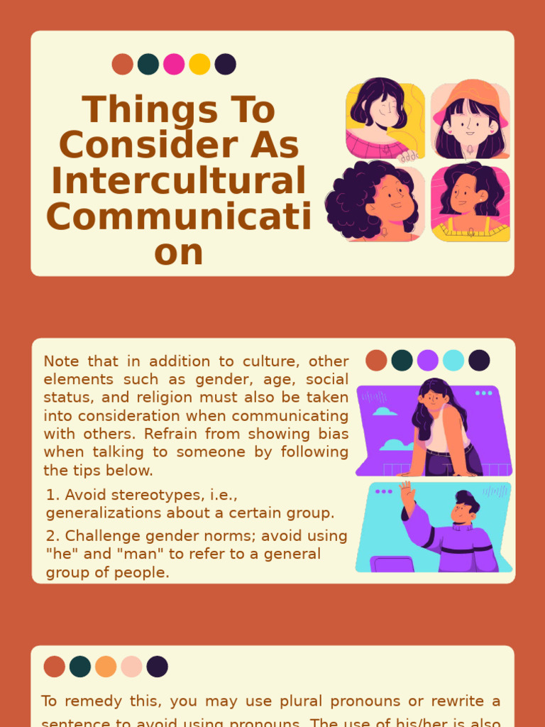 Things To Consider As Intercultural Communication | PDF | Cross ...