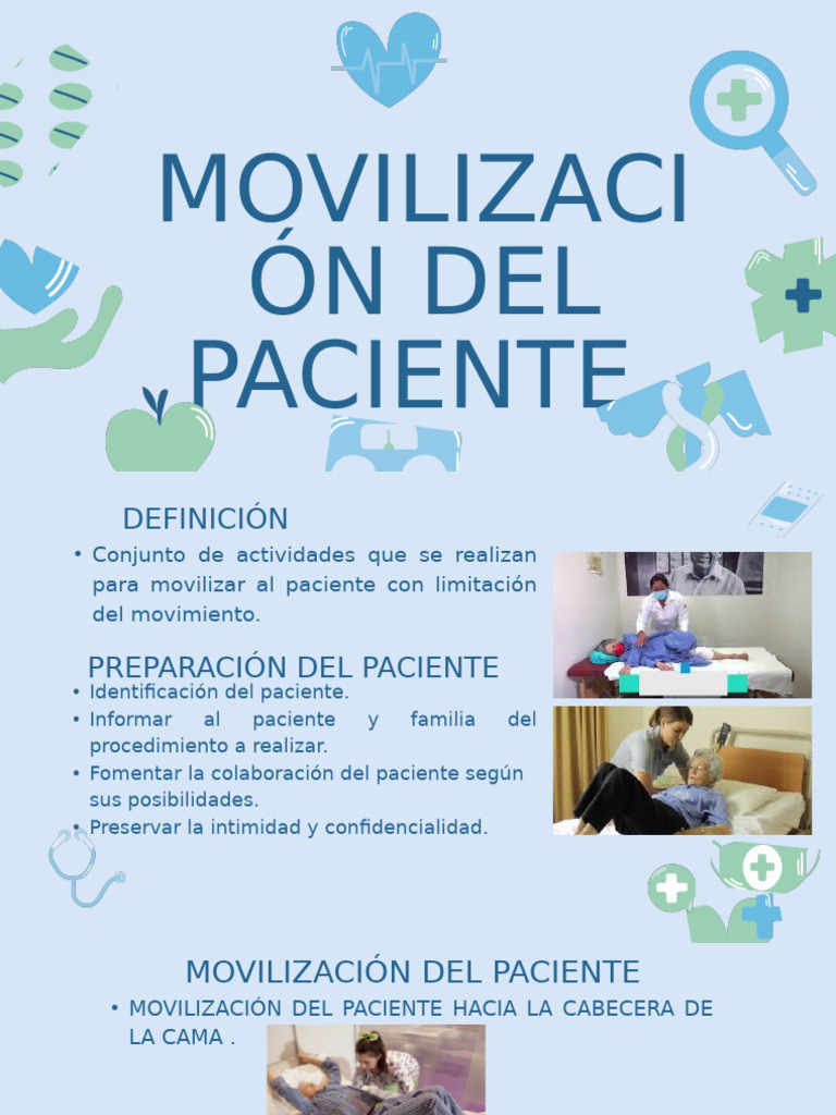 Exposicion de Movilizaciones Del Paciente | PDF