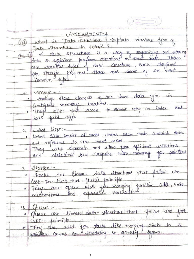 Assignment (1) | PDF