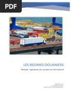 Régimes économiques douaniers au Maroc | PDF | Maroc | Entrepôt