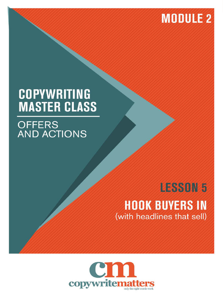 master-class-lesson-5 | PDF | Copywriting