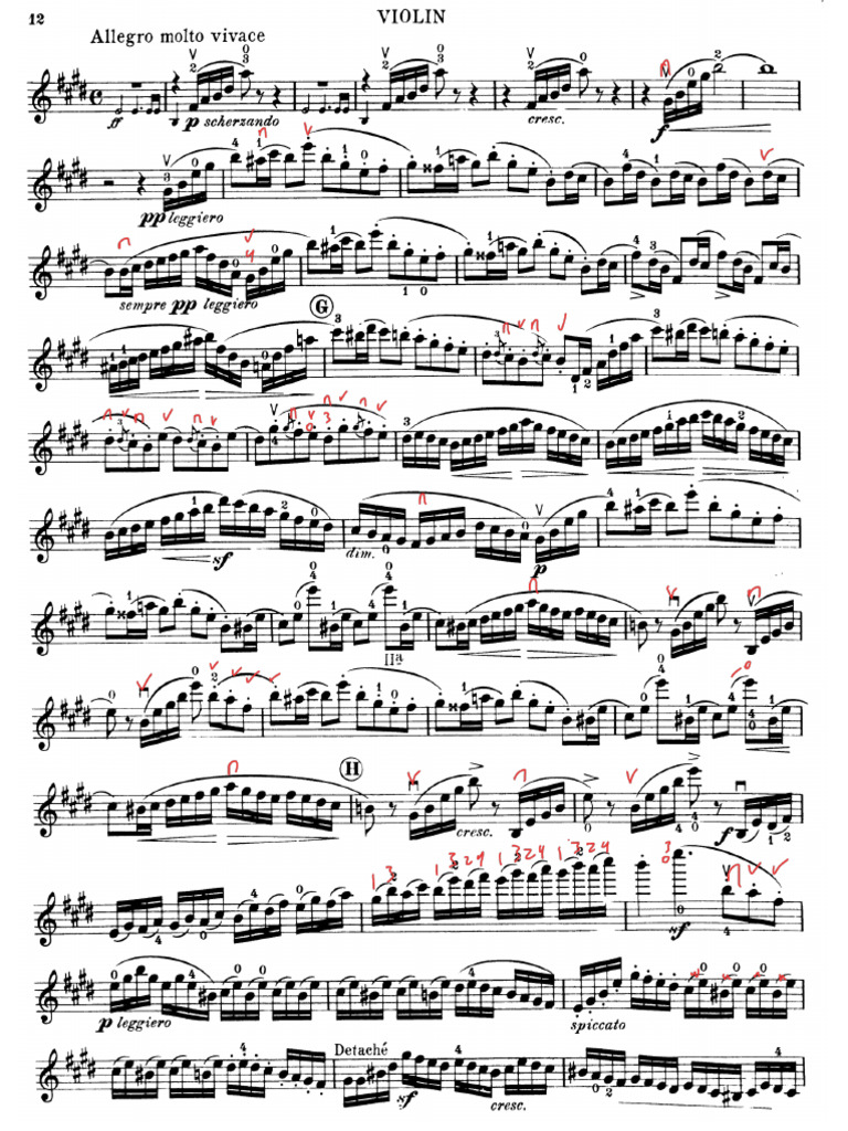 Mendelssohn Violin Concerto (3rd MVT) 2 | PDF