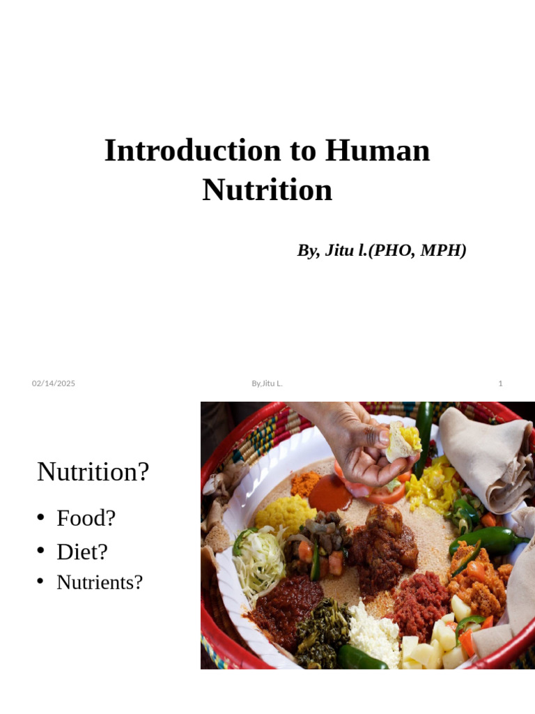 Introduction To Human Nutrition | PDF | Nutrition | Diet & Nutrition