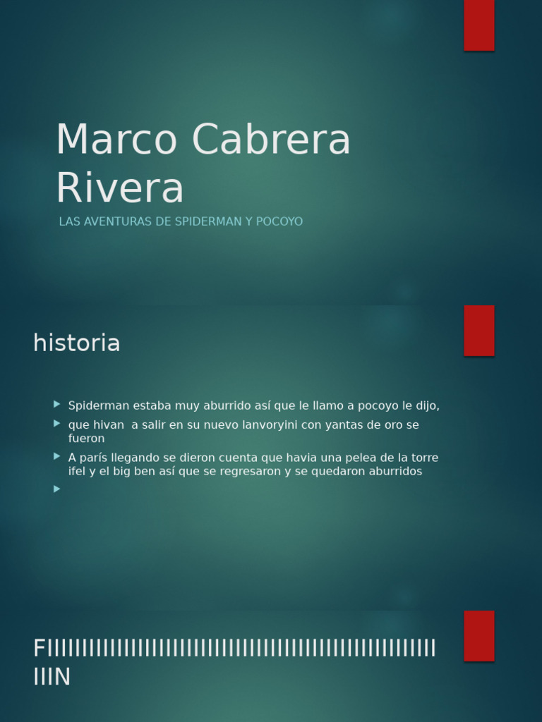Marco Cabrera Rivera | PDF