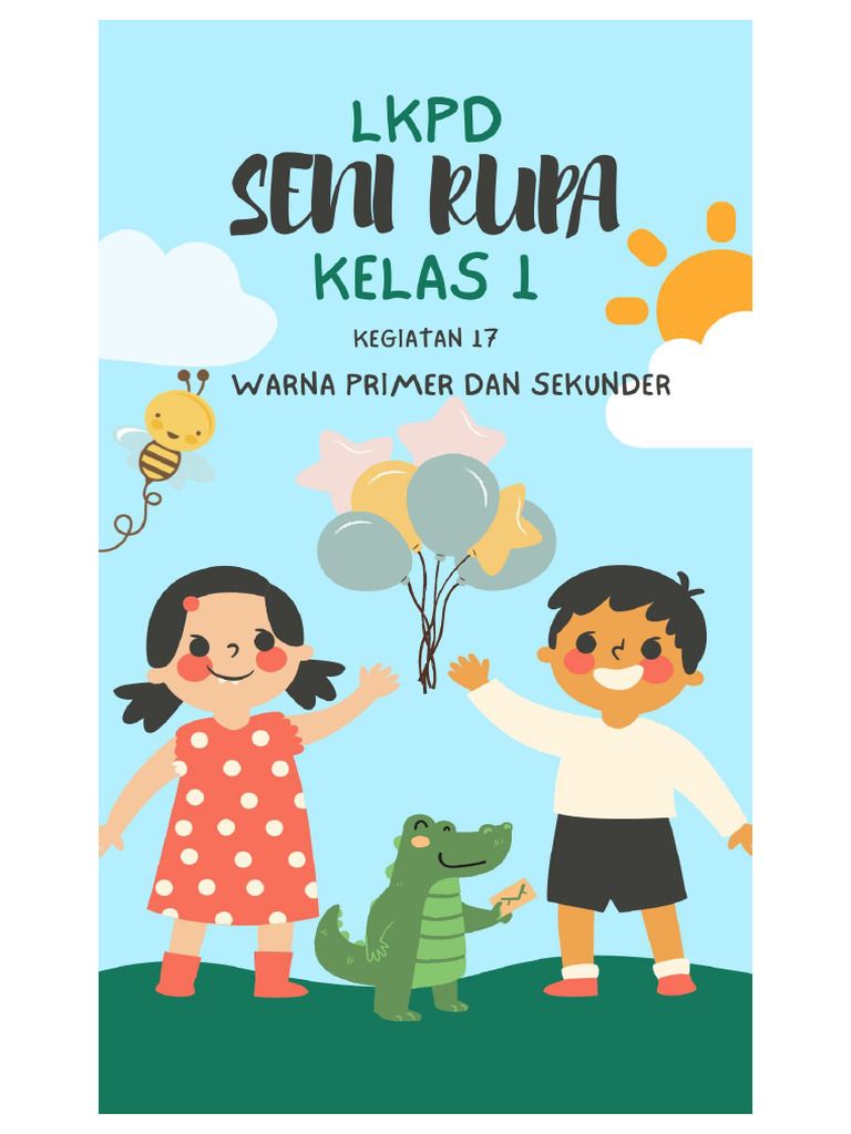 LKPD Seni Rupa Kelas 1 Warna Primer Sekunder | PDF