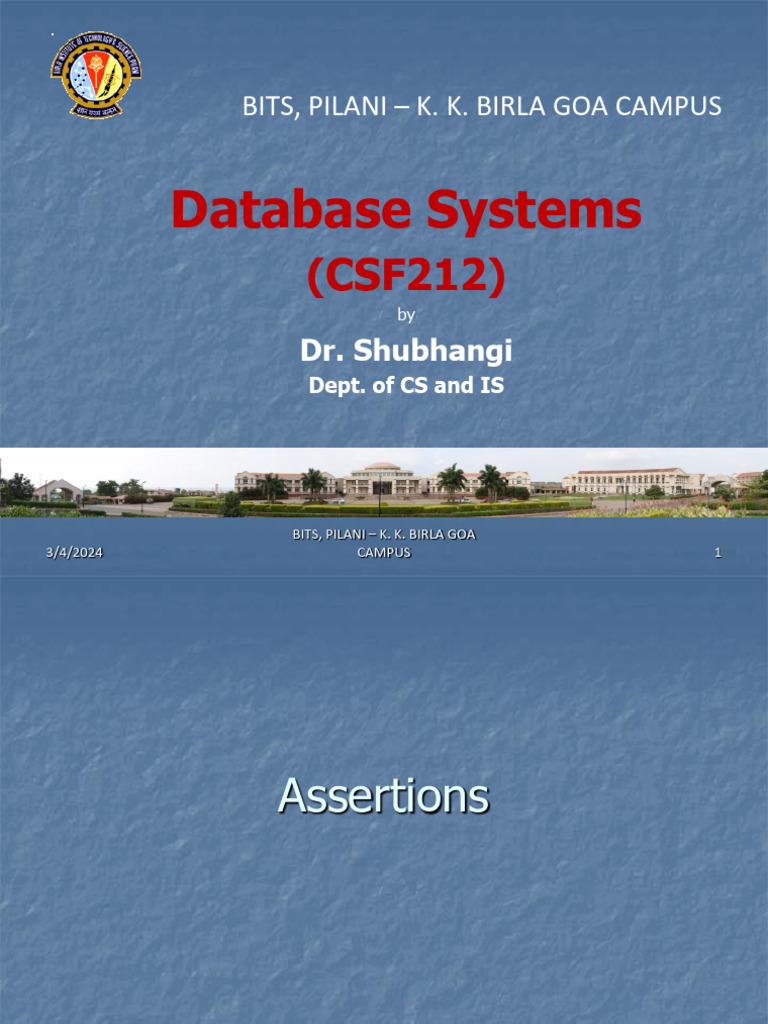 SQL Assertions and Triggers Explained | PDF | Databases | Information ...