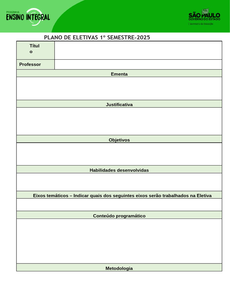 EMENTA ELETIVA (2) | PDF